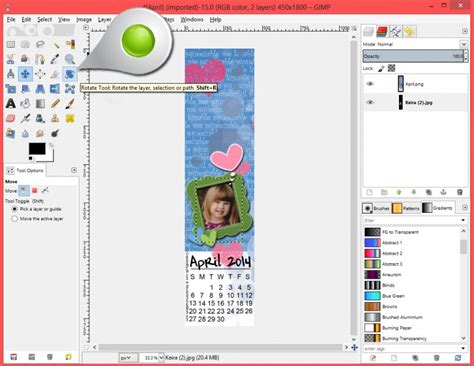 How To Layer And Size Images In GIMP Stuck At Home Mom