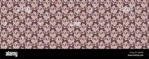 Gender Neutral Foliage Leaf Seamless Raster Border Simple Whimsical 2