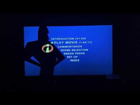 Opening To The Incredibles 2005 Us Dvd Widescreen Version Youtube