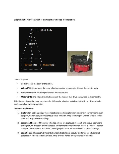 Simple Differential Wheeled Mobile Robotdocx