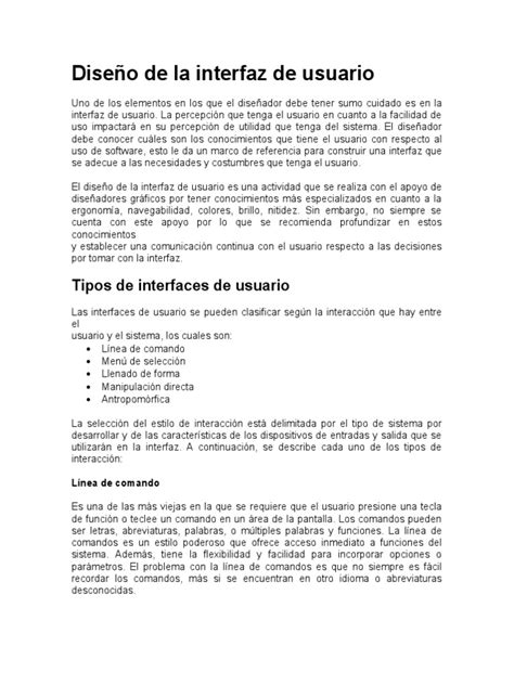 diseño de la interfaz de usuario pdf