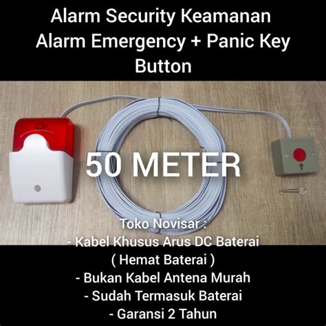 Jual Panic Button Key Alarm Set Tombol Panik Button Key Siap Pakai