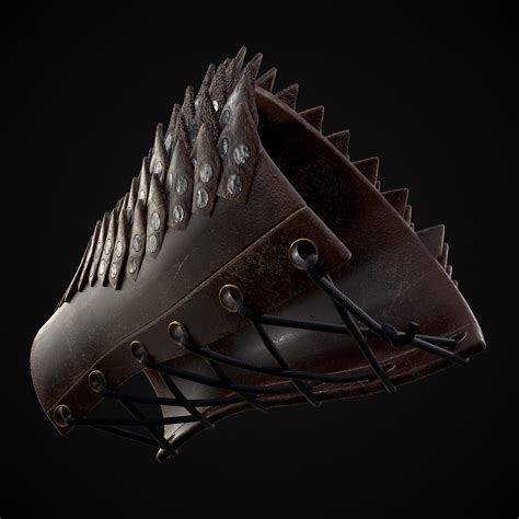 Leather Dragon Bracers 3d Model By Get Dead Entertainment