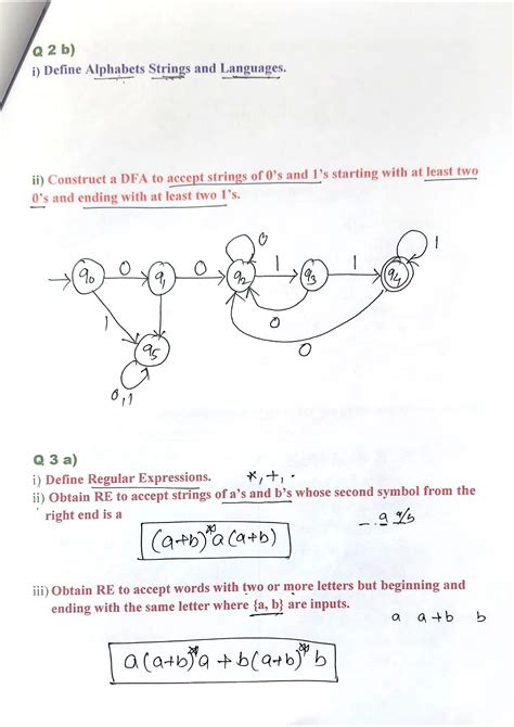Bcs503 Model Question Paper Solution Theory Of Computation Pdf