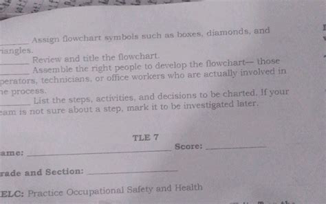 Assign Flowchart Symbols Such As Boxes Studyx