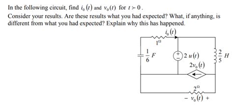 solved in the following circuit find io and vo for 0