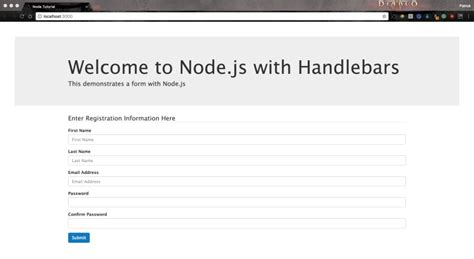 Use Handlebars And Express In Nodejs Stone Soup Programming