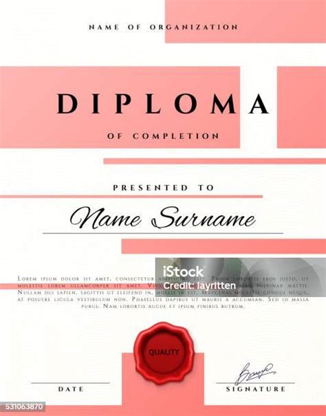 적립권을 디자인식 프리미엄급을 증서를 제시하십시오 0명에 대한 스톡 벡터 아트 및 기타 이미지 0명 건설 프레임 고급 Istock