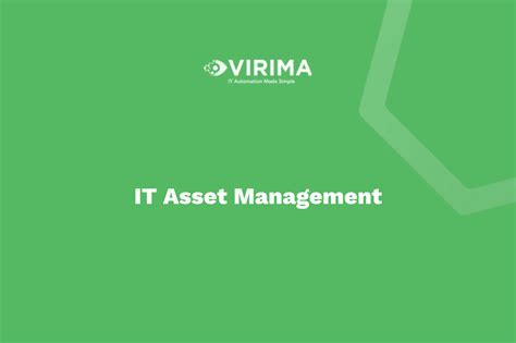 It Asset Management Virima