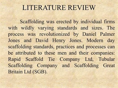 Scaffolding Ppt Pptx