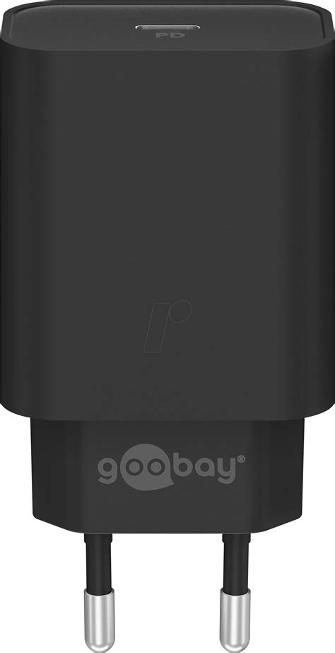 Goobay 61742 Usb Pd Charger 5 20 V 3 A 45 W Usb C Black At