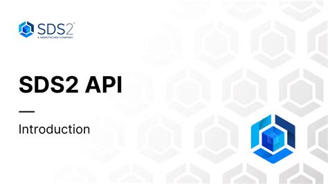 SDS API Introduction YouTube