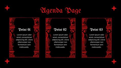 Vintage Vampire Journals Presentation Template — Slidescarnival
