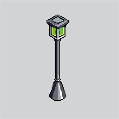 Pixel Art Street Lamp