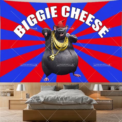 Biggie Cheese From Barnyard The Ultimate Tapestry For Memes Music