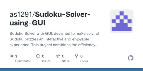 Github As1291sudoku Solver Using Gui Sudoku Solver With Gui Designed To Make Solving Sudoku