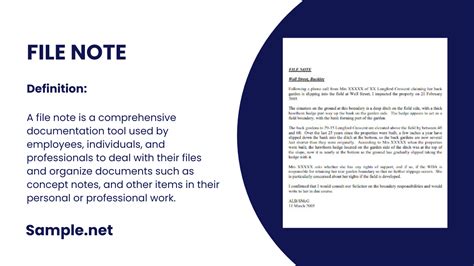 Free 23 File Note Samples Pdf Word Free 23 File Note Samples Pdf Word