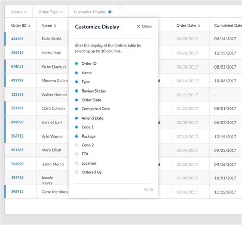 Designing Tables For Reusability Design Interactive Design Web Design