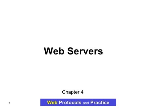 web servers ppt