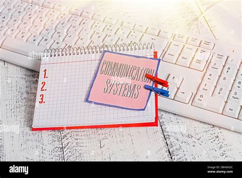 Word Writing Text Communication Systems Business Photo Showcasing Flow Of Information Use Of