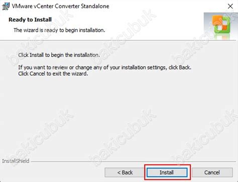Vmware Vcenter Converter Standalone Kurulumu Baki Çubuk