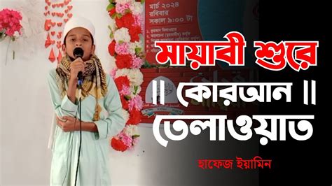 মায়াবী সুরে কোরআন তেলাওয়াত 2024 Quran Tilawat হাফেজ মোঃ ইয়ামিন Youtube