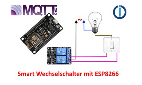 hals geruchlos physikalisch esp8266 relais schalten mqtt vorsichtig