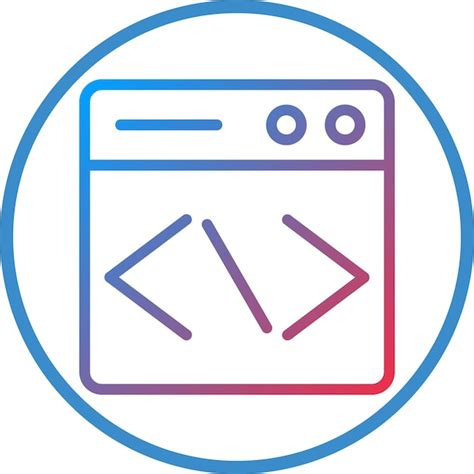 Premium Vector Vector Design Website Coding Icon Style