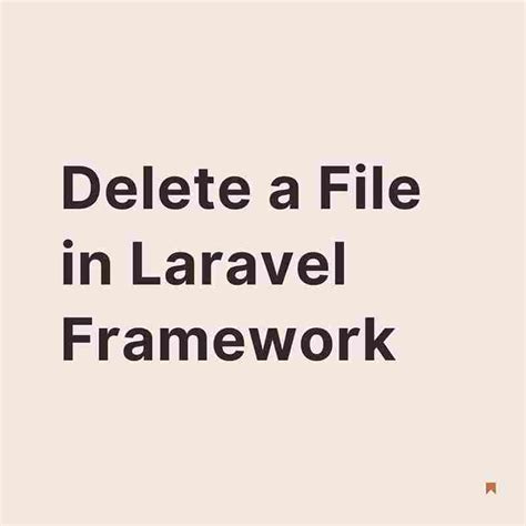 How To Delete File In Laravel Framework Coder Advise