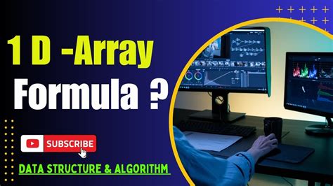 1dimensional Array 1d Array Data Structurearray 1dimensional