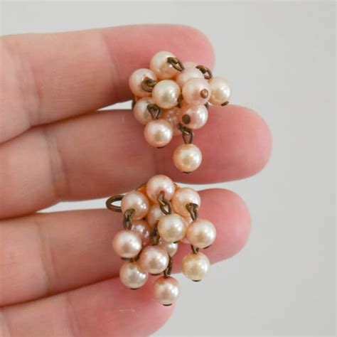 1950s Screw Back Earrings Etsy