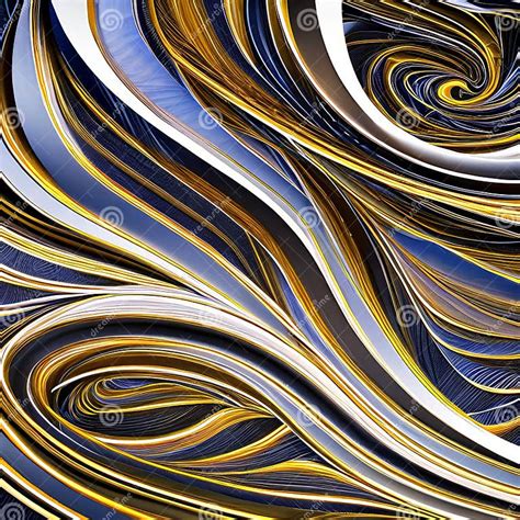 An Abstract Representation Of Nature S Cycles With Swirling Patterns Symbolizing Growth
