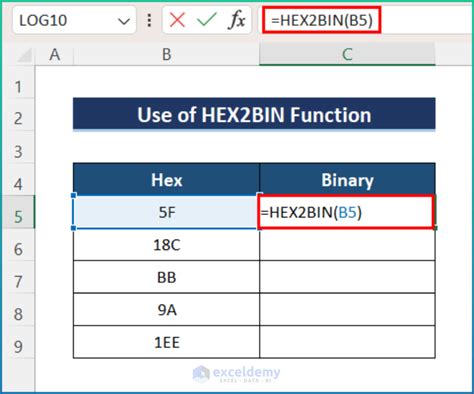 Excel Hex Numbers Design Talk