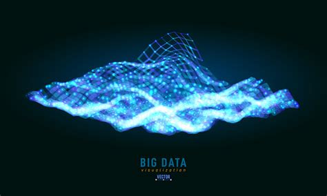Abstract 3d Big Data Visualization Tangled Graphics Data Streams Infographics Threads Data