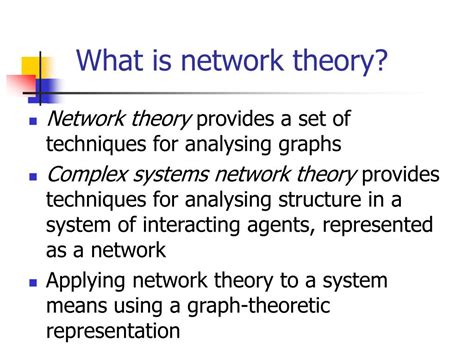 Ppt Introduction To Network Theory Basic Concepts Powerpoint