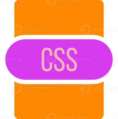 Css File Extension Icon Rounded And Color Fill 66499492 Png