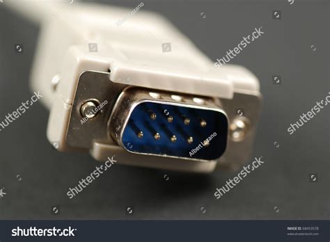 Stock Pictures Cable Used Serial Port Stock Photo 68453578 Shutterstock