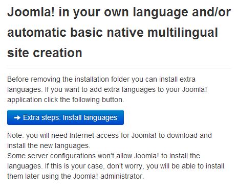 J X Installing Joomla Joomla Documentation