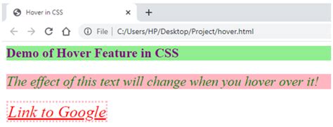 Hover In Css Learn Thedifferent Examples Of Hover In Css