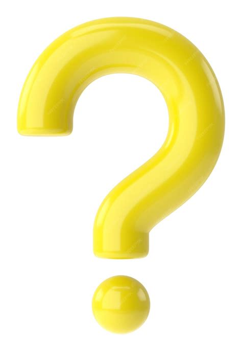 물음표 기호 3d 물음표 프리미엄 사진