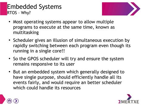 Intro To Embedded OS RTOS And Communication Protocols PPT