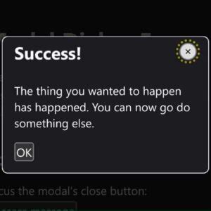 Where To Put Focus When Opening A Modal Dialog Adrian Roselli