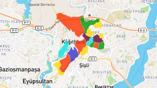 Istanbul Kağıthanenin Mahalleleri Nüfus Bilgileri Haritalar Ve