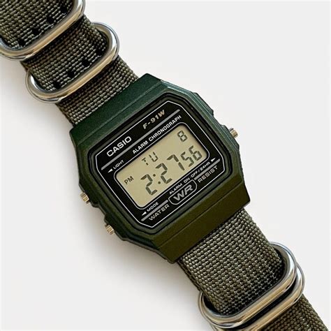 Casio F 91w Straps Etsy