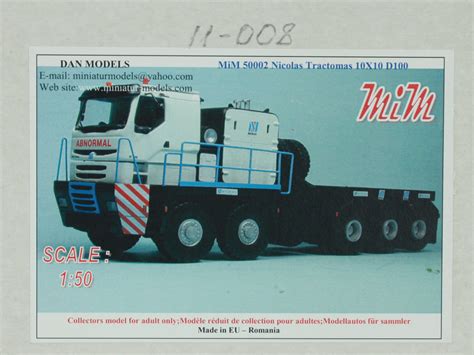 Nicolas Tractomas Tr D100 Heavy Haul Ballast Tractor With Household