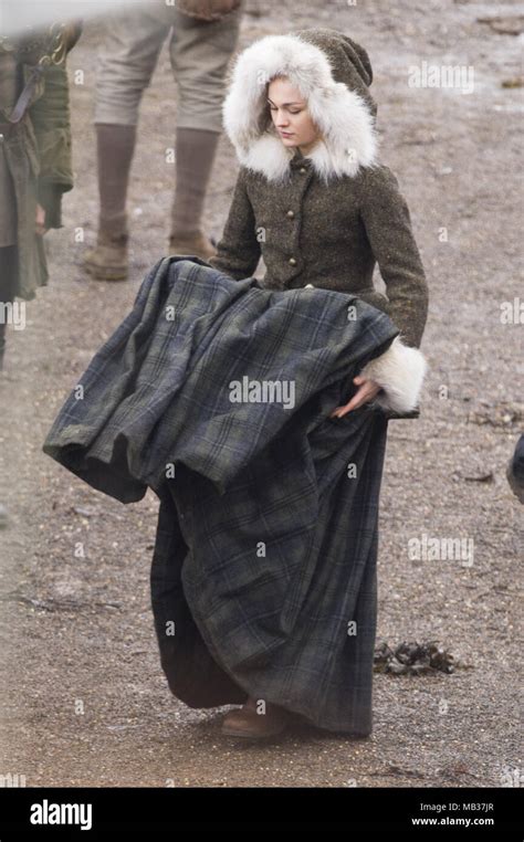 Outlander Film Crew And Actors Are Spotted Filming At A Harbour In Dunure Scotland For Season 4
