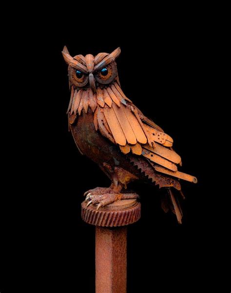 Jeroen Jacobs Uil Metaalkunst Uil Vogels