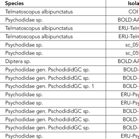 Species Used From Genbank For Sequence Alignment Download Table
