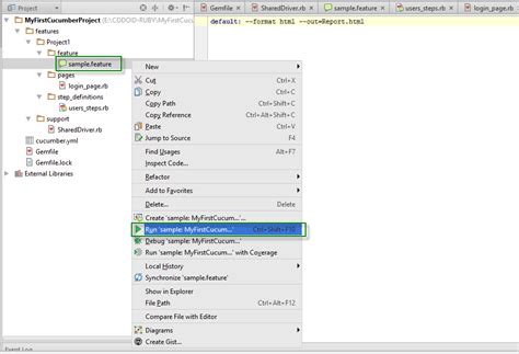 Creating A Ruby Cucumber Project Codoid