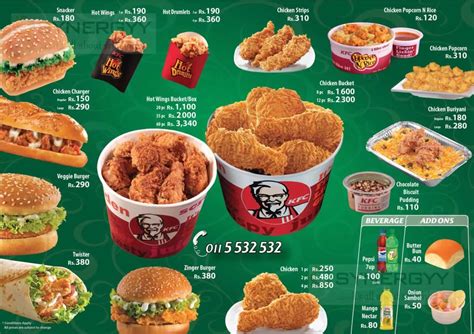 Kfc Chicken Bucket Menu Design